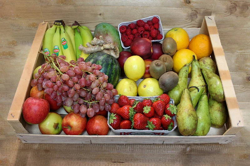 Obstkorb XXL regional und unverpackt - kaufen bei Regio-Delivery